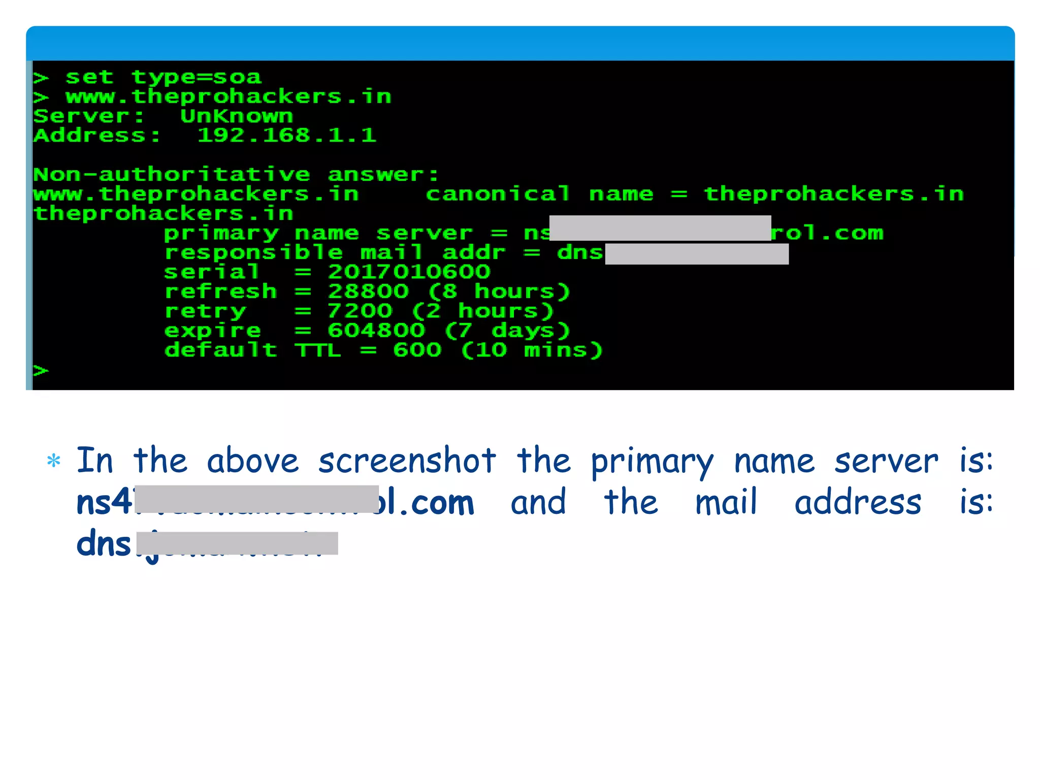 Information gathering using windows command line utility | PPTX | Operating Systems | Computer ...