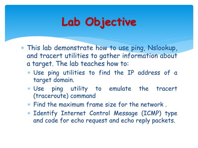 Information Gathering Using Windows Command Line Utility Pptx Operating Systems Computer