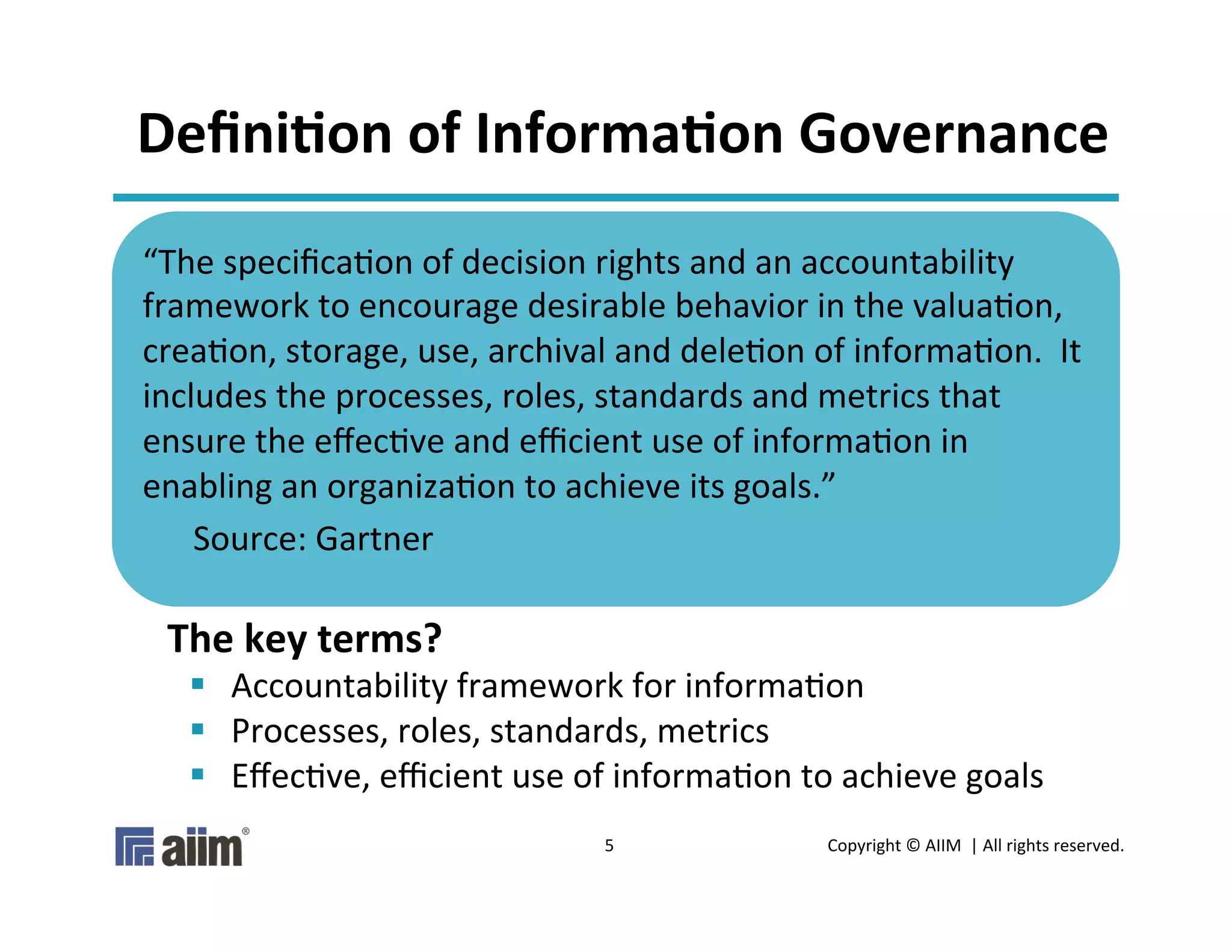 Information Governance | PPT