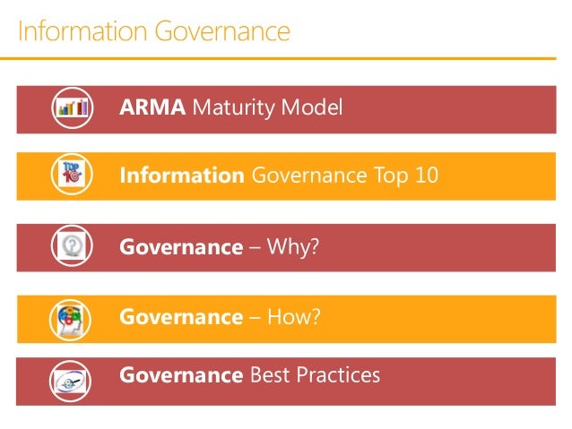 Information Governance