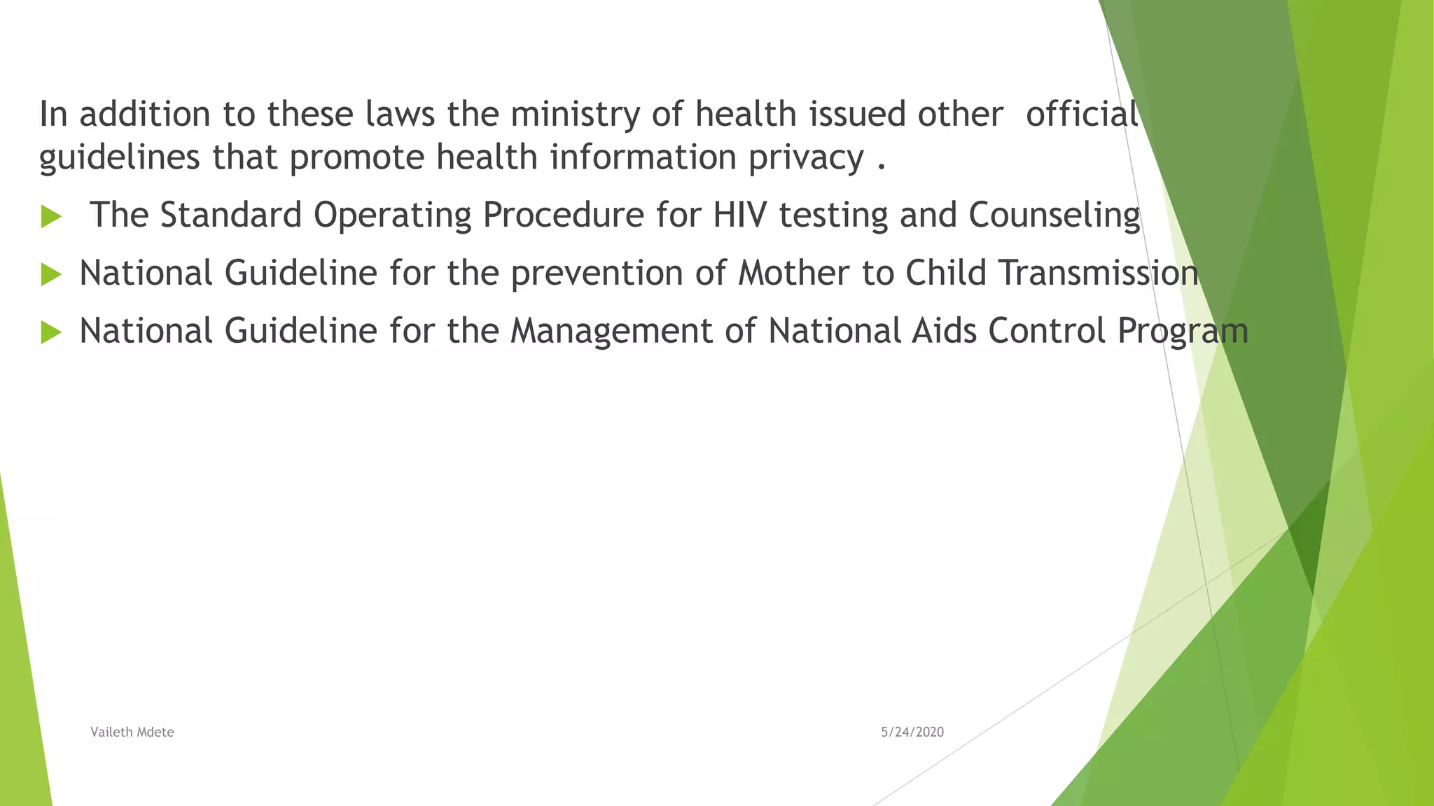 Confidentiality and Data Protection in Health Care | PPTX