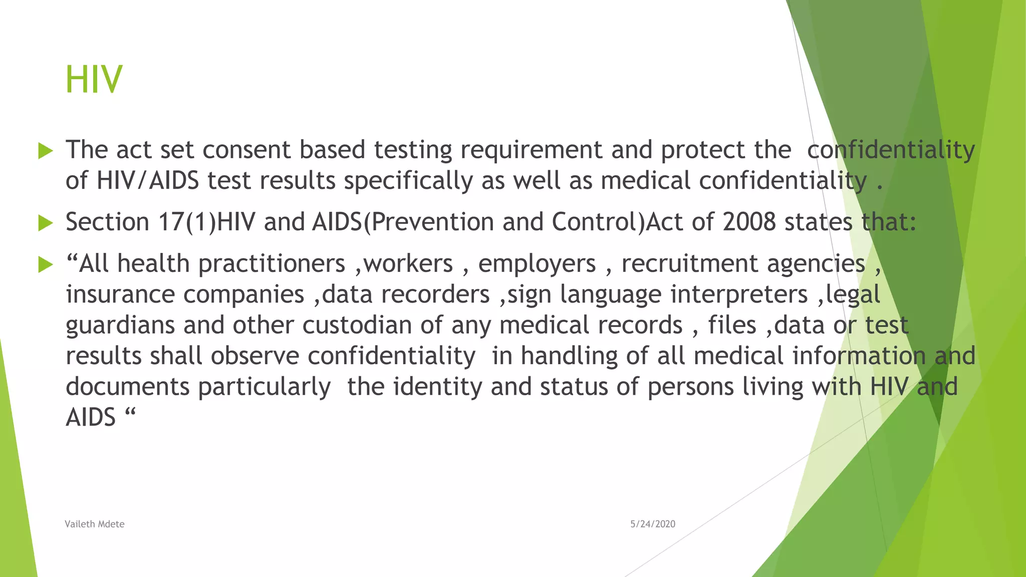 Confidentiality and Data Protection in Health Care | PPTX