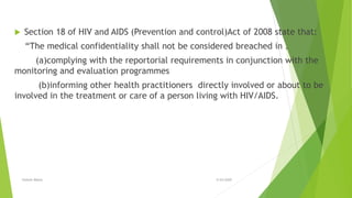 Confidentiality and Data Protection in Health Care | PPTX