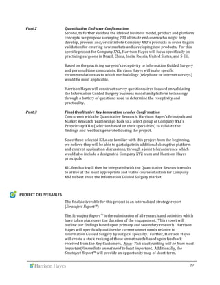 Information guided surgery landscape proposal sample | PDF