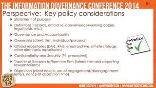 Panel: Information In A Time of Crisis: The Dewey & LeBoeuf Story | PPT