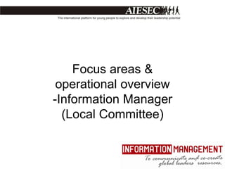 Information & internal communication document aiesec delhi university | PPT