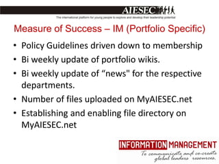 Information & internal communication document aiesec delhi university | PPT