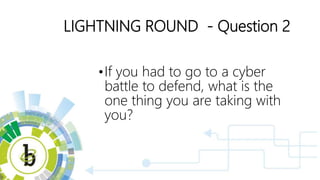 Information is Power! Using Defensive Solutions in Cybersecurity | PPTX ...