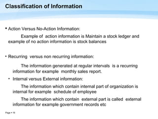 Information,Knowledge,Business intelligence | PPT