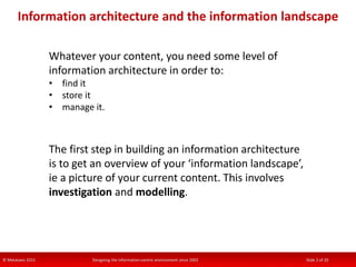 Information landscapes – modelling your information assets (part 1 – as ...
