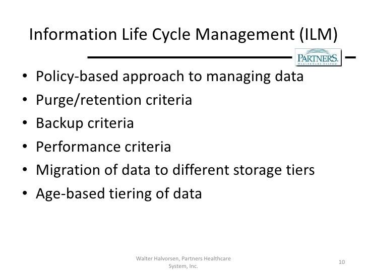 Information Life Cycle Management In Caché