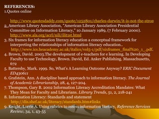 Information Literacy In Higher Education | PPT