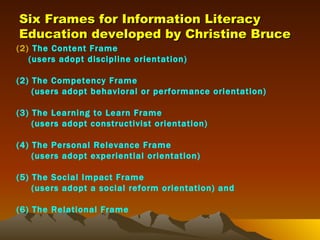Information Literacy In Higher Education | PPT