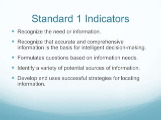 Information literacy | PPTX