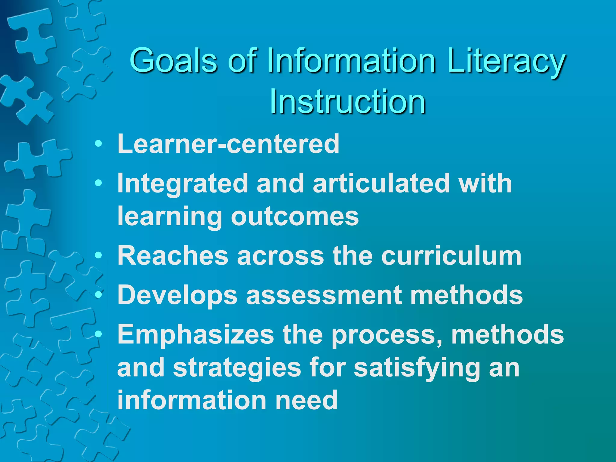 Information literacy | PPTX