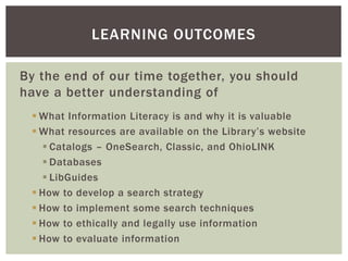 Information literacy | PPT