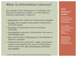Information literacy | PPT