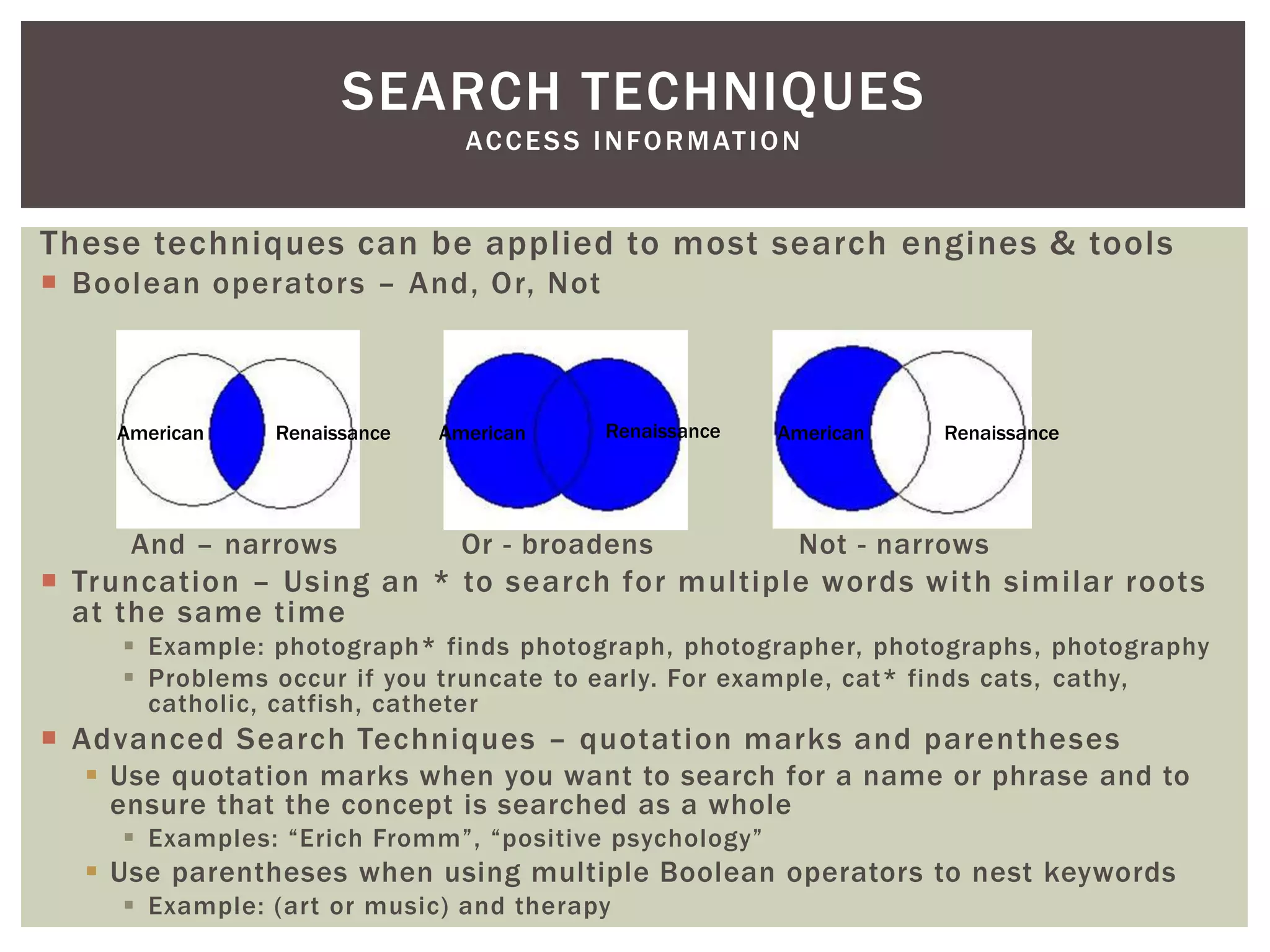 Information literacy | PPTX