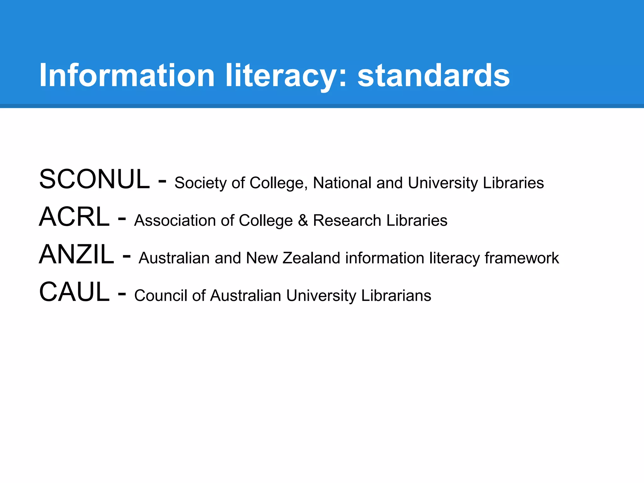 Information literacy | PPTX
