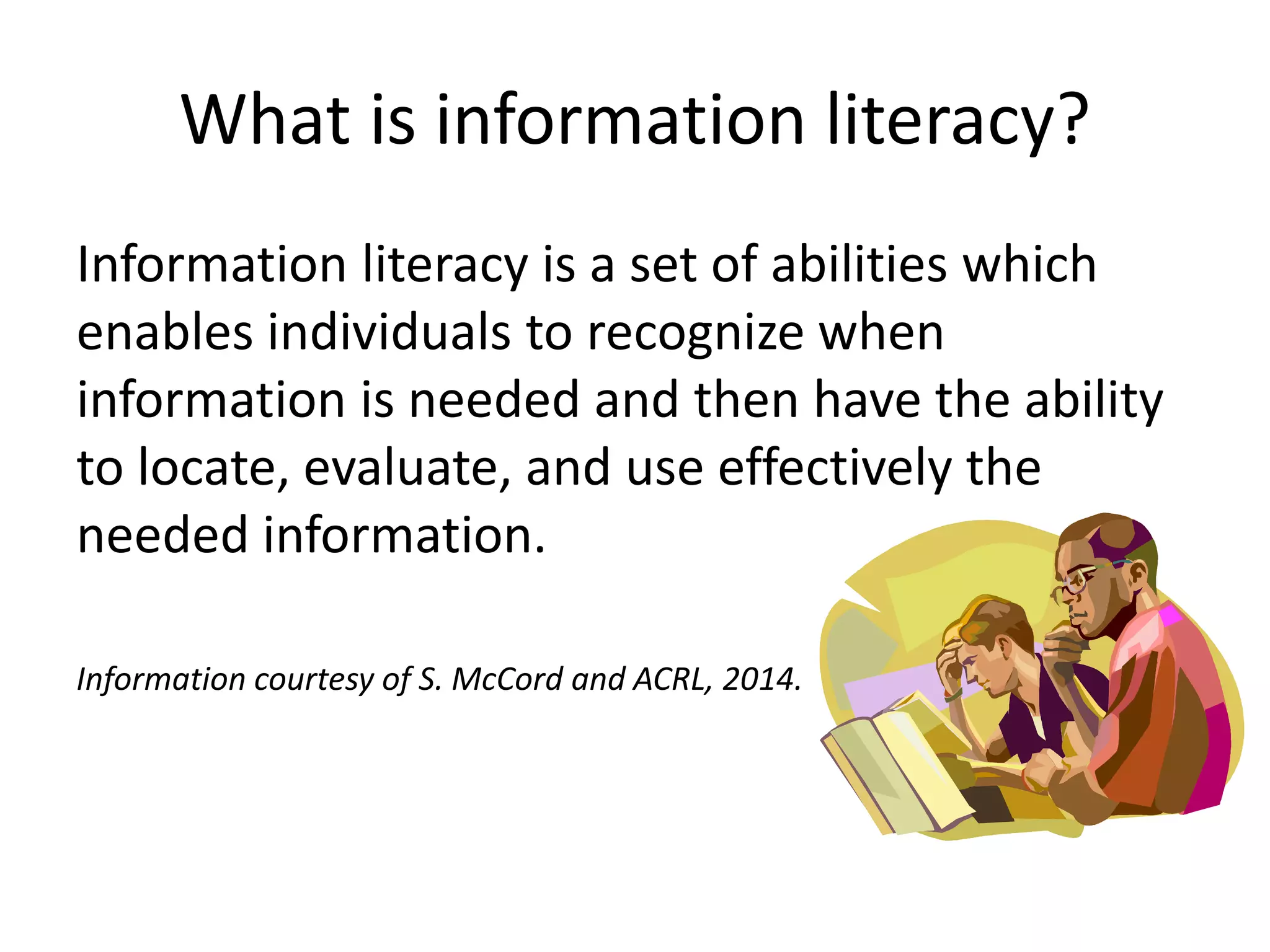 Information literacy 2 | PPTX