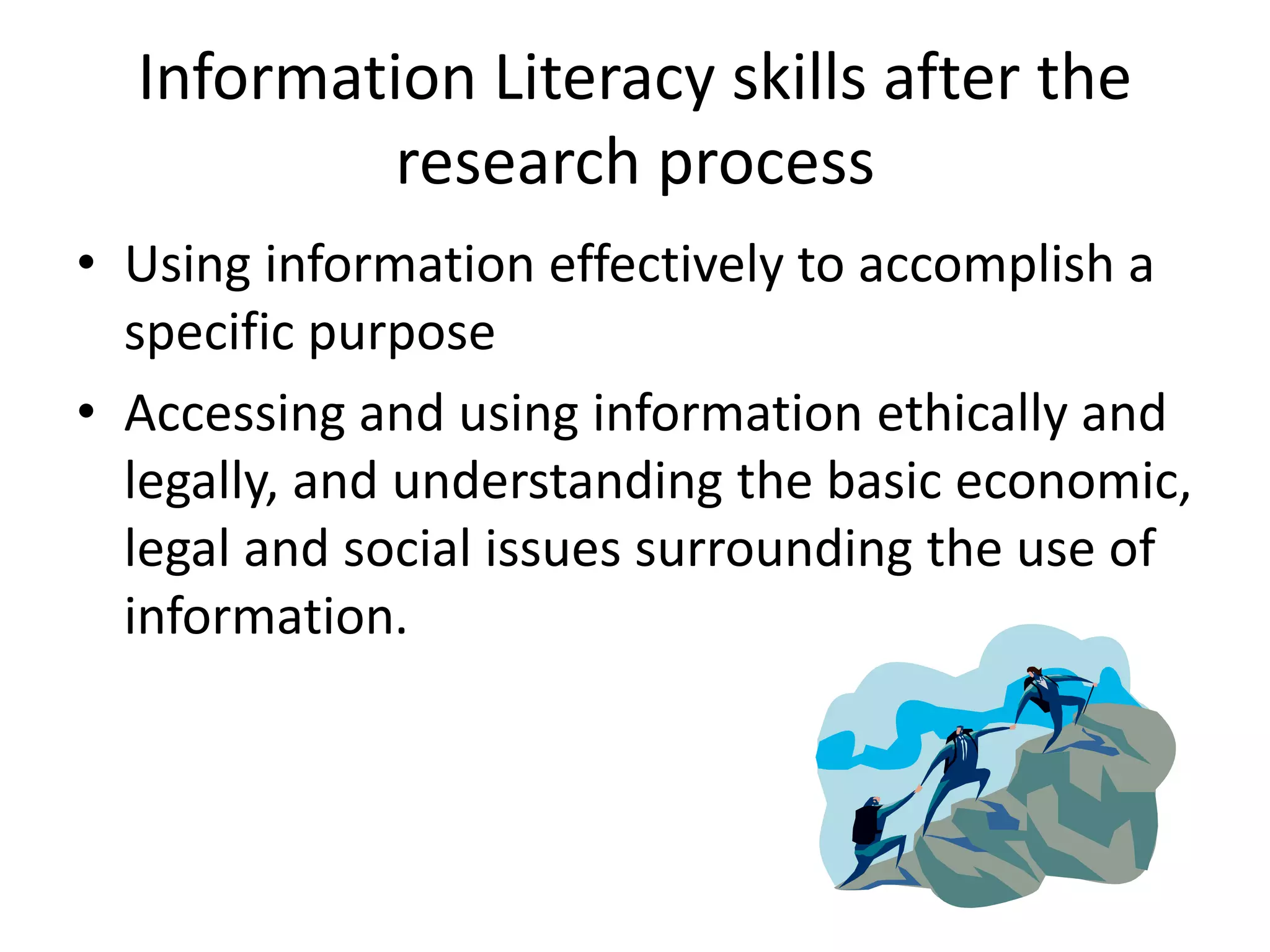 Information literacy 2 | PPTX