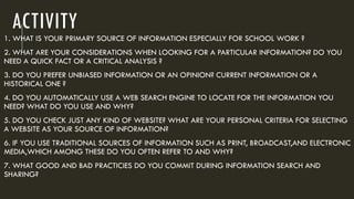 Information literacy SUBJECT FOR GRADE 11.pptx