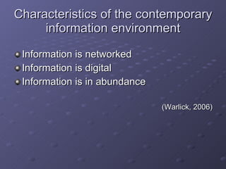 Information Literacy 2.0 | PPT
