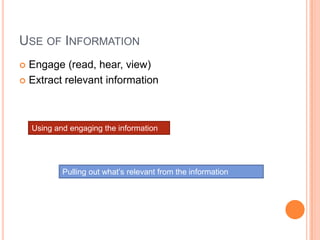Information literacy big 6 | PPT