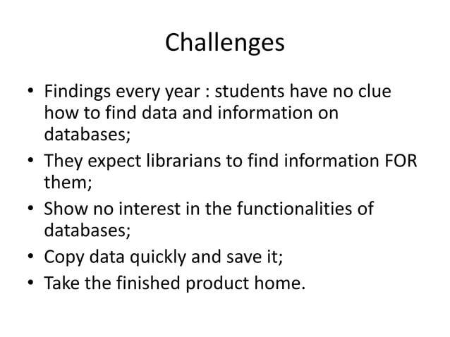 Information literacy for business students in uct libraries | PPTX ...