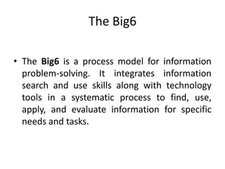 Information literacy model | PPT