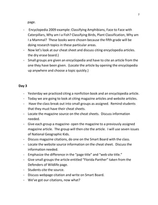 Information literacy plan1 | DOCX