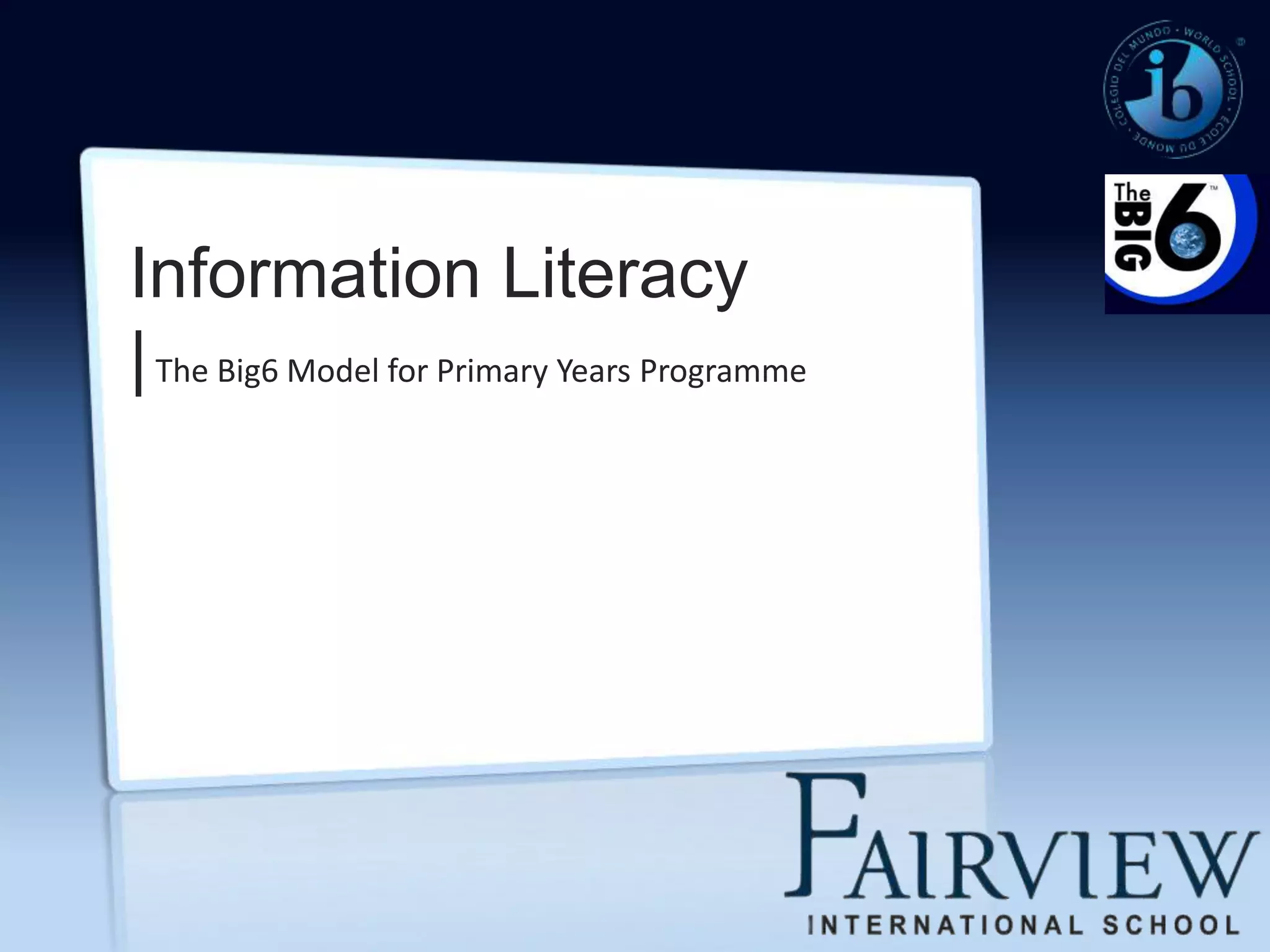 Information literacy session1 | PPT