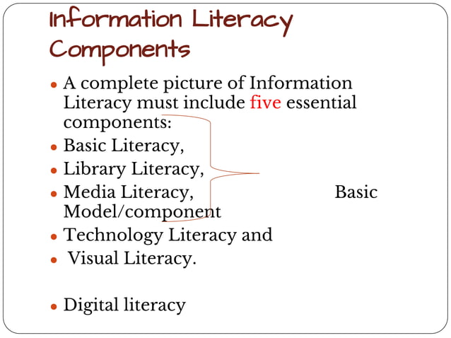 Information literacy skill | PPTX
