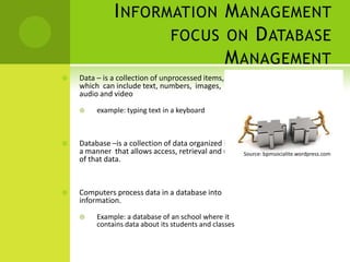 Information Management | PPT