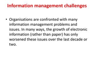 Information management | PPTX