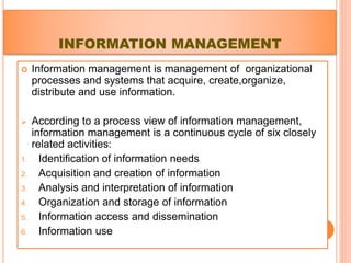 Information management (1) | PPTX