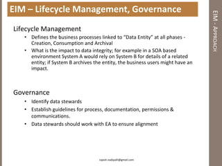 Information management and enterprise architecture | PPT