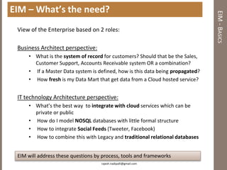 Information management and enterprise architecture | PPT