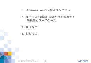 02_運用コスト削減に向けた情報管理を！最新Hinemos ver.6.2の全体像 | PPT