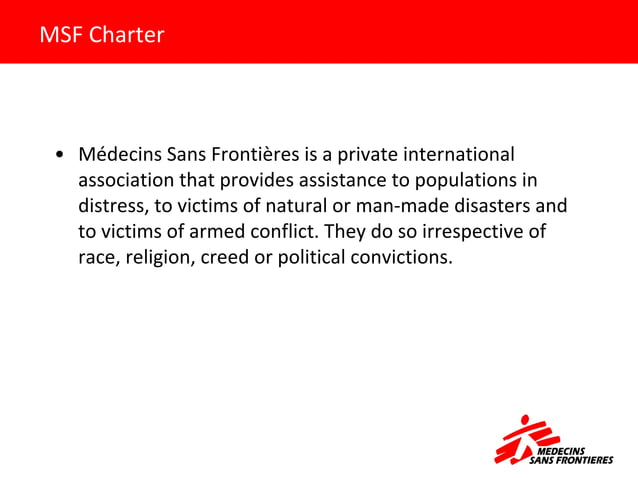 Information management in msf | PPT