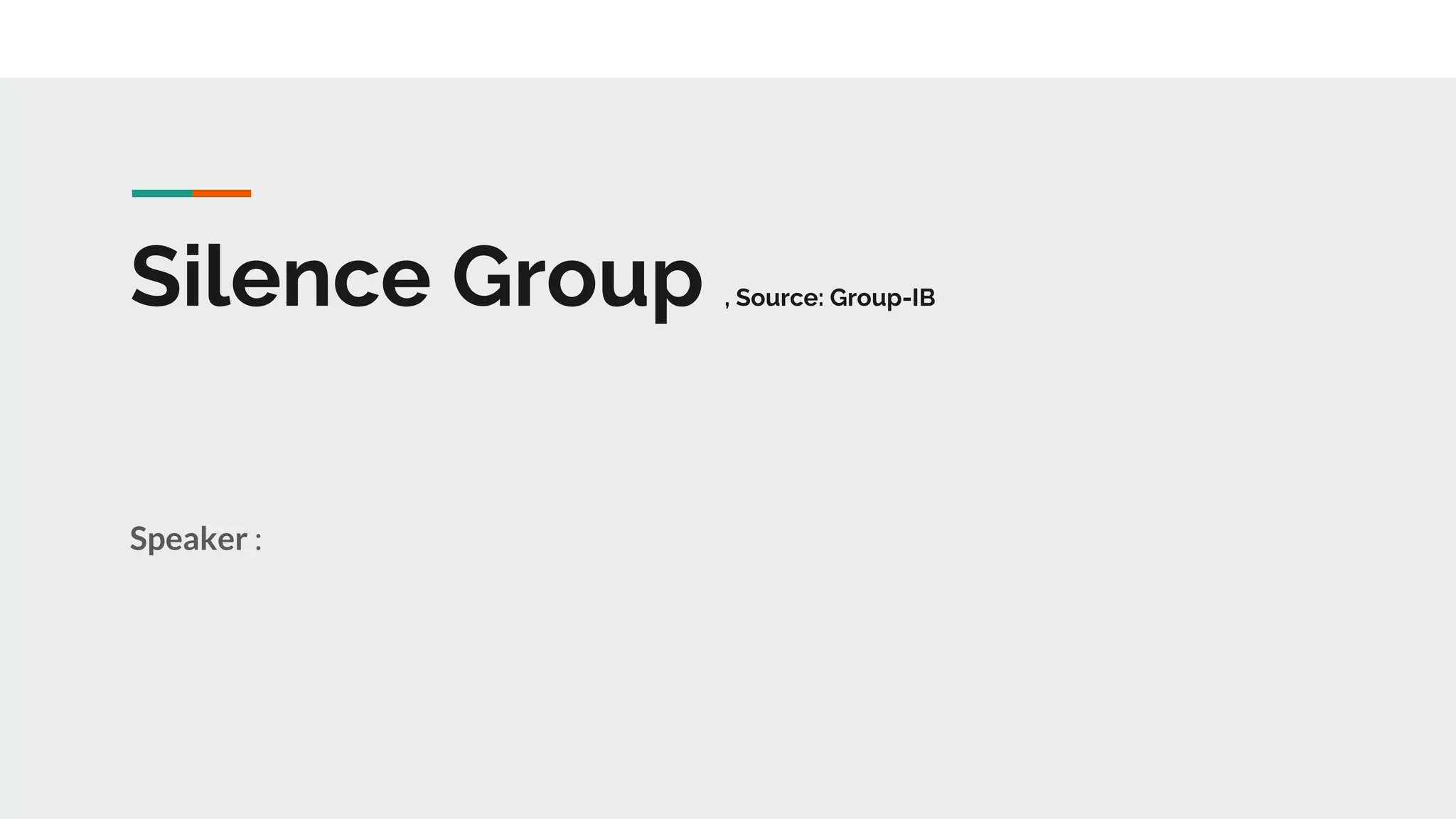 Silence Group | PPT
