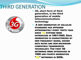 ppt on 3G network | PPT