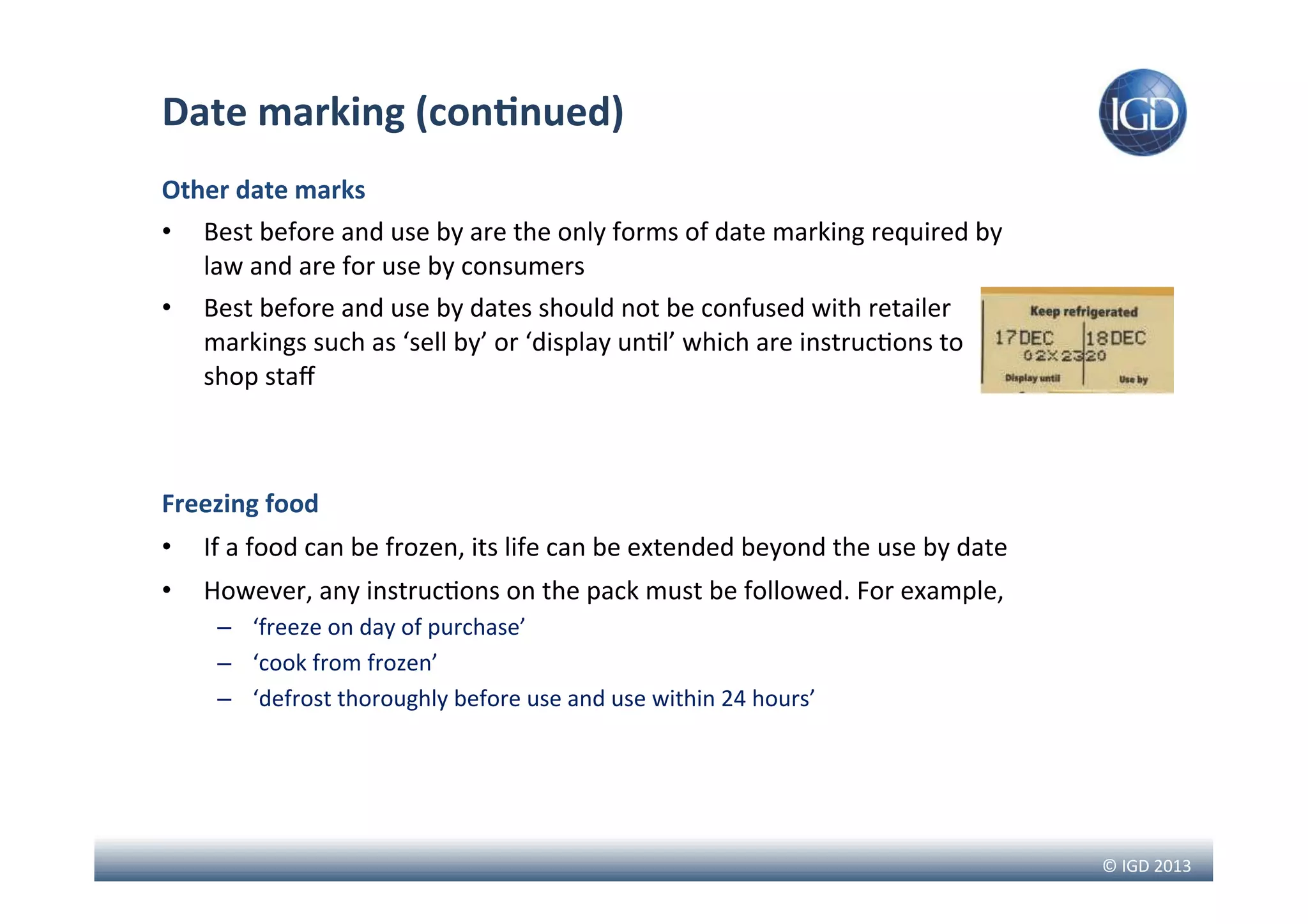Information on Food Labelling and FOP 2013 | PDF
