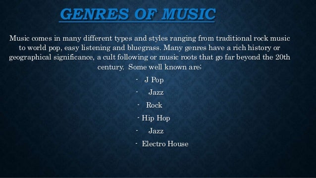 The 11 Types of Music Genres in the World – Breakthrough RESEARCH