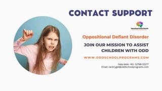 Impact of ODD: Crucial Information on Oppositional Defiant Disorder | PPT