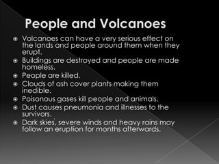 Information on volcano for school | PPTX