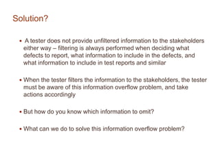 Information overflow | PPT