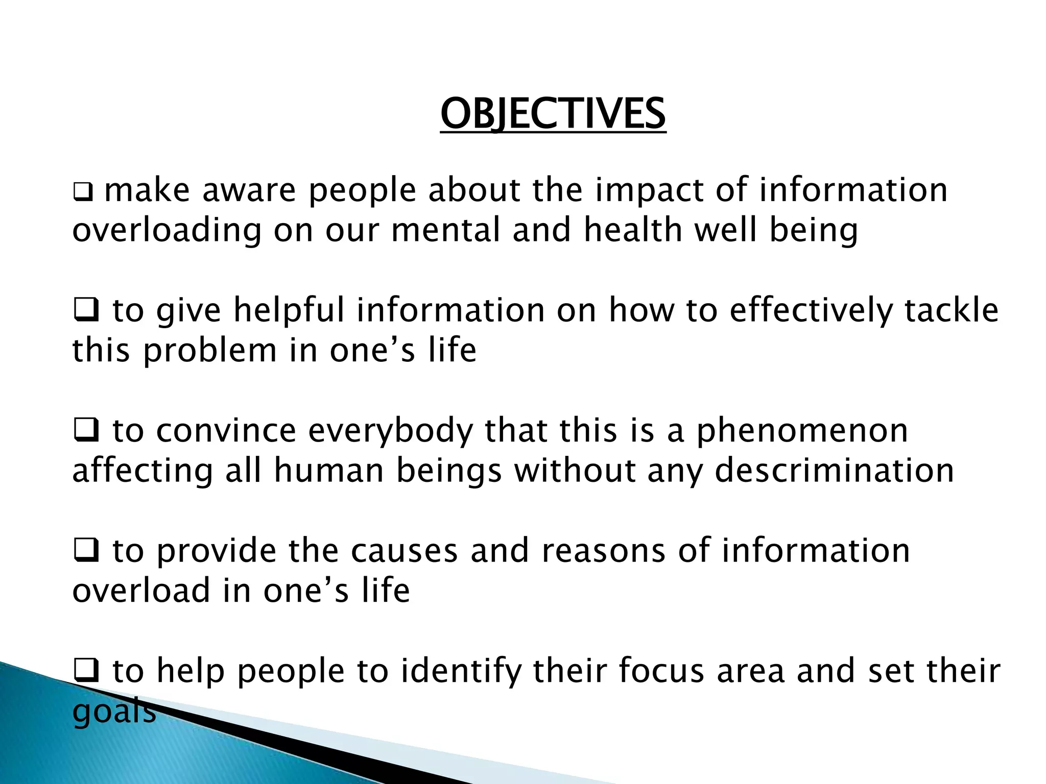 Information overload | PPTX