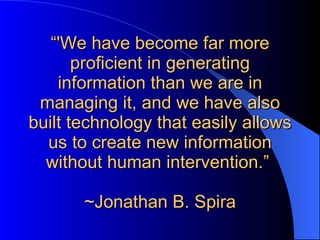 Handling Information Overload | PPT