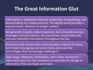 Information Overload in the Attention Economy | PPTX